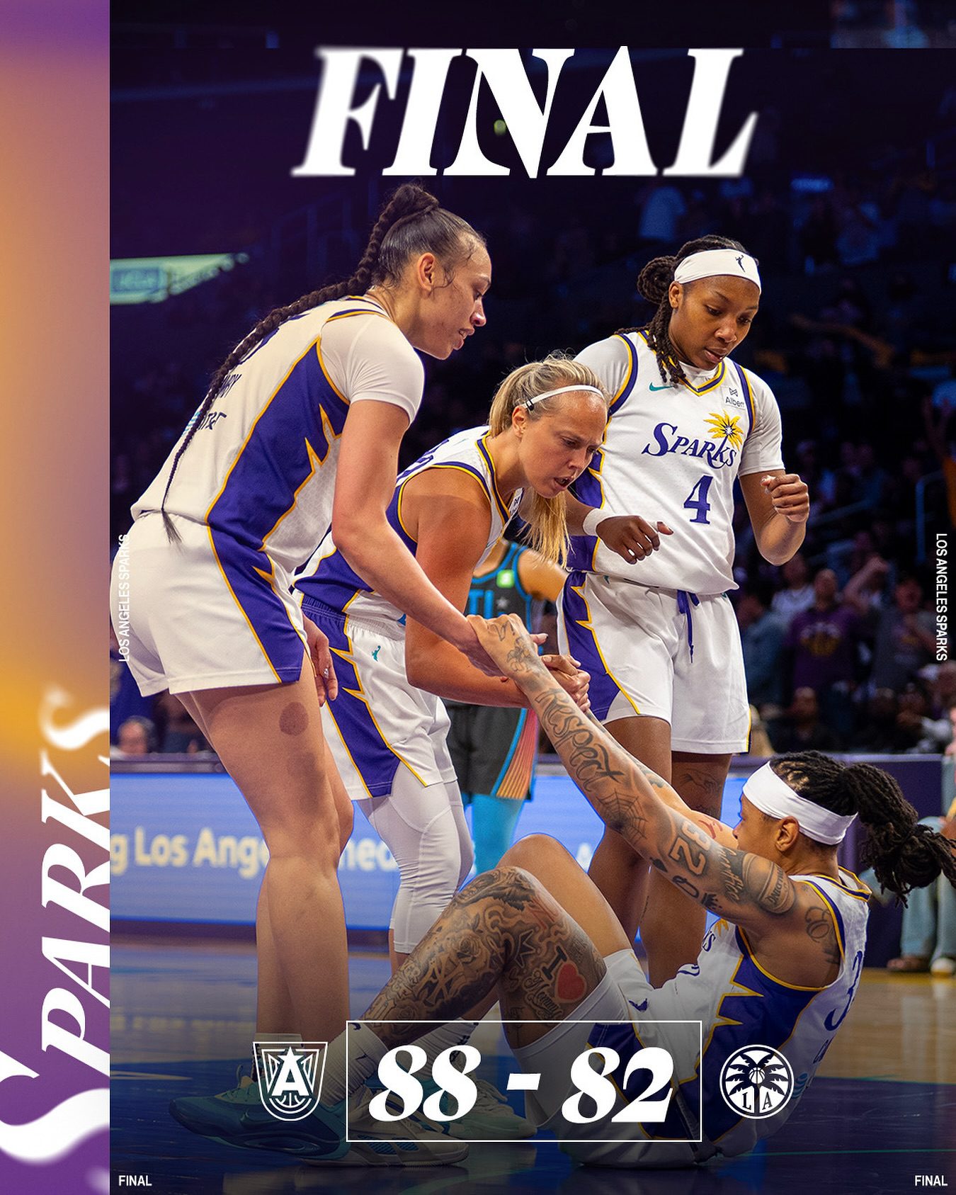 Revers des Sparks contre Atlanta et des Valkyries à New-York — Liège ...